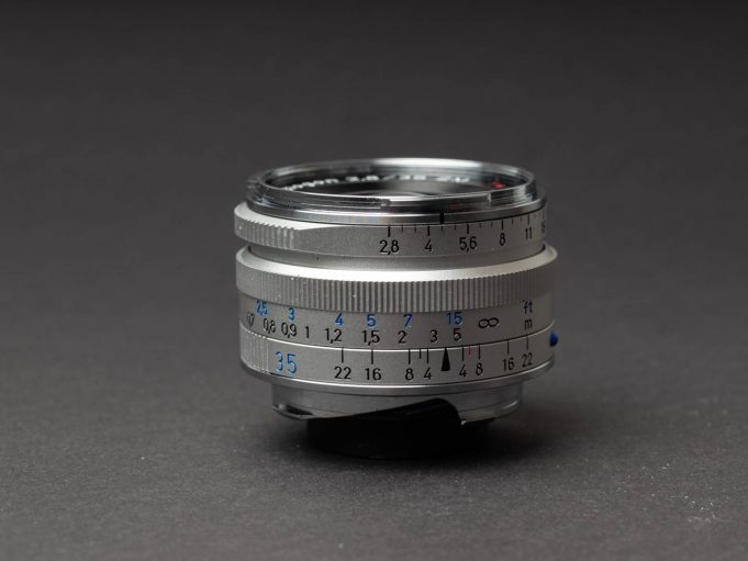 The Zeiss Ikon rangefinder camera with 21, 35 and 50 ZM lenses