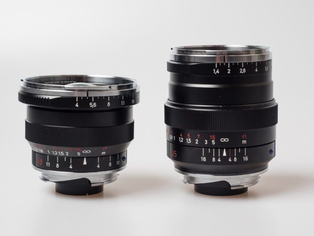 Zeiss Distagon ZM lenses: The 18/4 and the 35/1.4 in the field