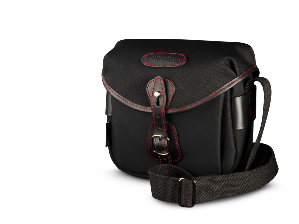 Billingham adds a red-stitch touch to their 50th anniversary bags