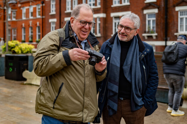 Peter Karbe, Leica's legendary lens designer, pays a visit to Mayfair